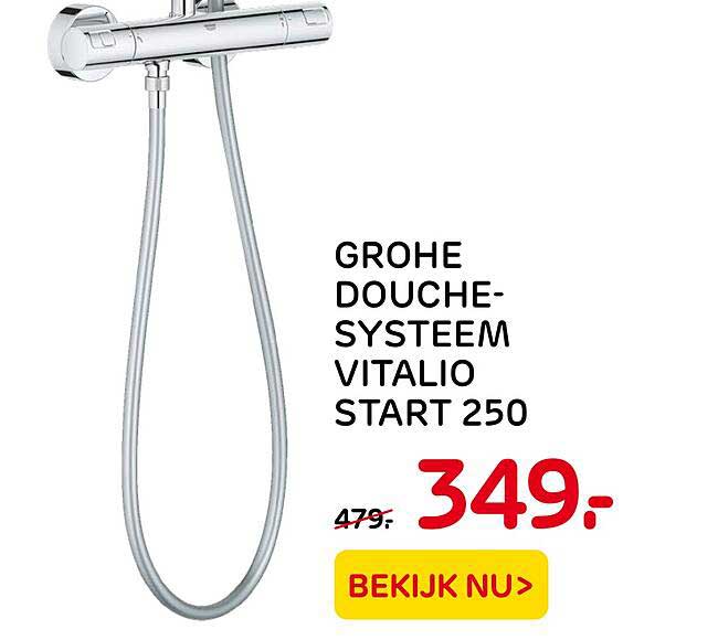 Grohe Douchesysteem Vitalio Start 250 Aanbieding bij Praxis - 1Folders.nl