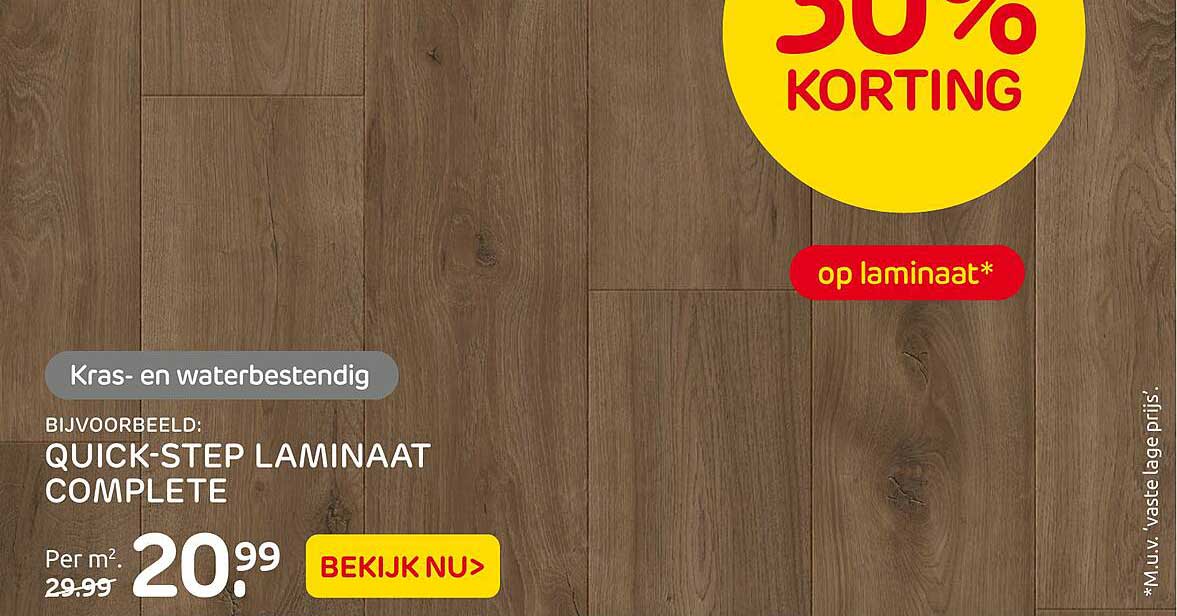Quick-Step Laminaat Complete Aanbieding bij Praxis - 1Folders.nl