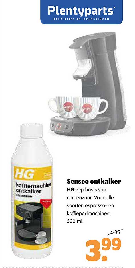 Senseo Ontkalker HG Aanbieding bij Plentyparts - 1Folders.nl