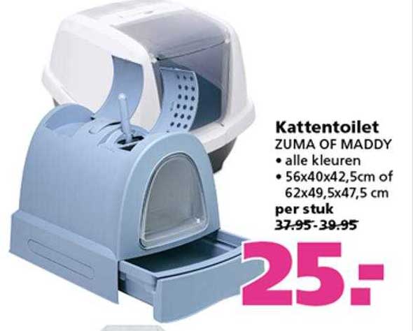 Kattentoilet Zuma Of Maddy Aanbieding bij Ranzijn - 1Folders.nl