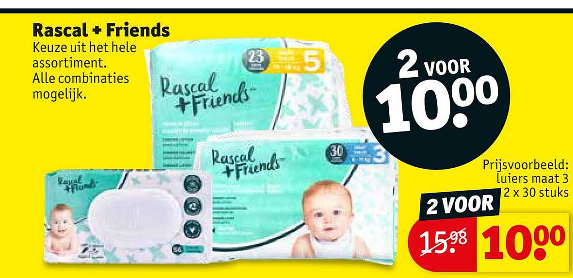 Rascal + Friends Luiers Aanbieding bij Kruidvat - 1Folders.nl