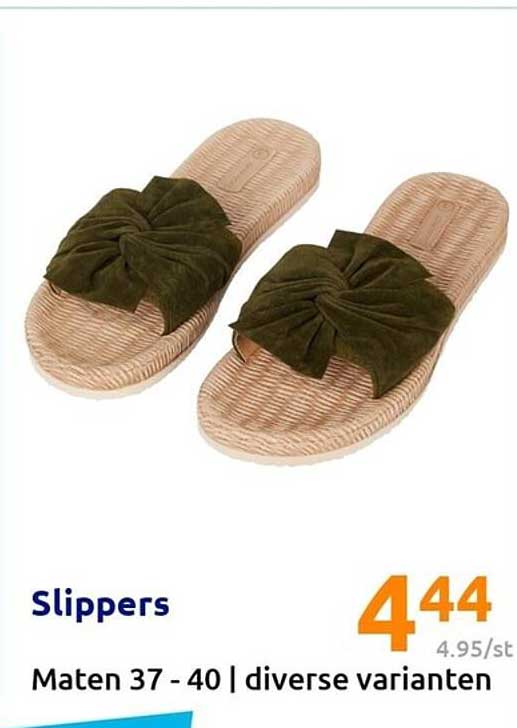 Slippers Aanbieding bij Action - 1Folders.nl