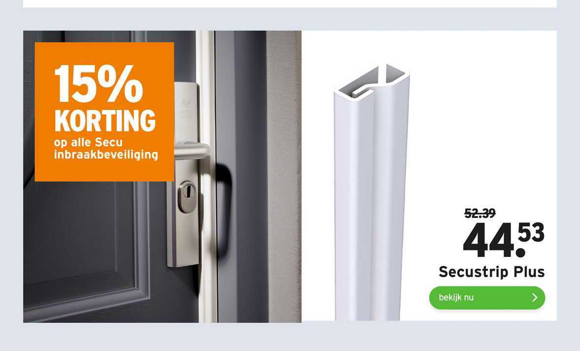 Secustrip Plus 15% Korting Aanbieding bij GAMMA - 1Folders.nl