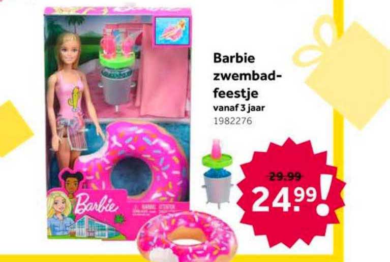 Barbie Zwembadfeestje Speelgoed Aanbieding Bij Intertoys 1folders Nl