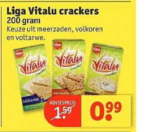 Liga Vitalu Crackers Aanbieding bij Kruidvat - 1Folders.nl