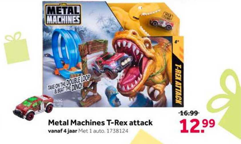 Metal Machines T-Rex Attack Speelgoed Aanbieding bij Intertoys ...