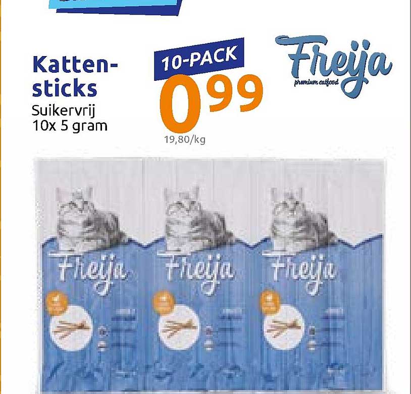 Freija Kattensticks Aanbieding bij Action - 1Folders.nl