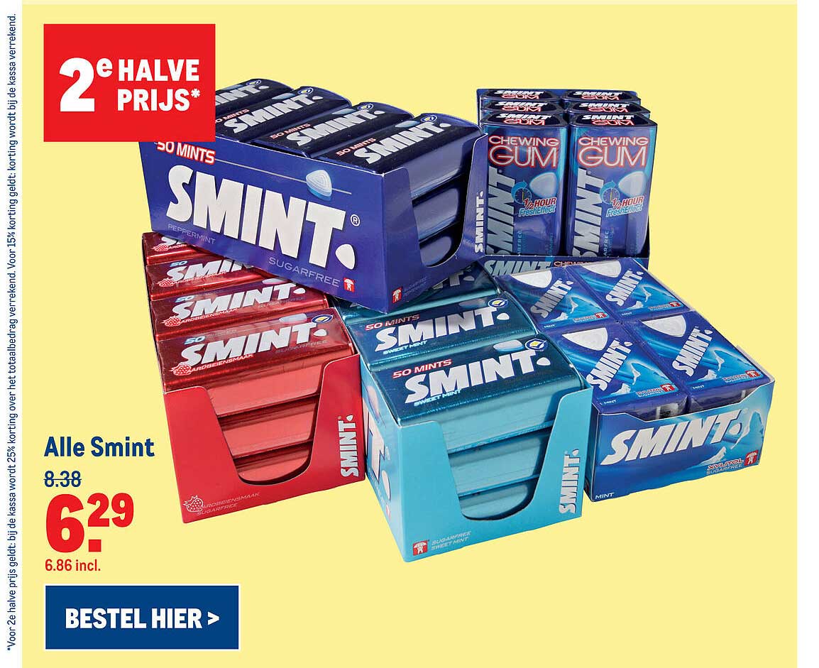Alle Smint Aanbieding bij Makro - 1Folders.nl