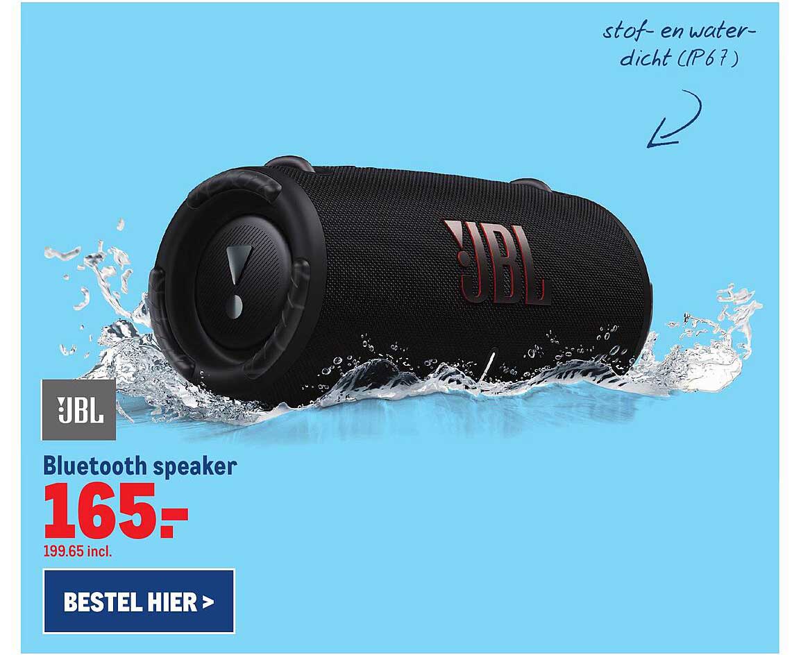 JBL Bluetooth Speaker Aanbieding bij Makro - 1Folders.nl