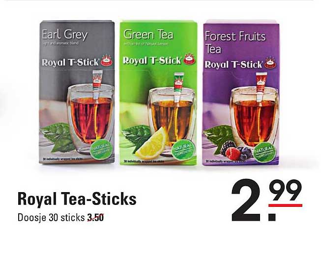Royal Tea-Sticks Aanbieding bij Sligro - 1Folders.nl