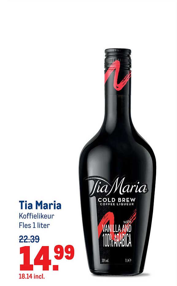 Tia Maria Koffielikeur Aanbieding bij Makro - 1Folders.nl