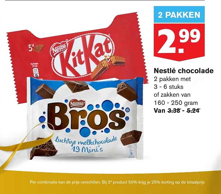 Nestlé Chocolade Aanbieding bij Hoogvliet - 1Folders.nl
