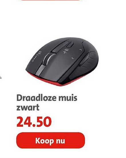 Draadloze Muis Zwart Aanbieding bij Bruna - 1Folders.nl