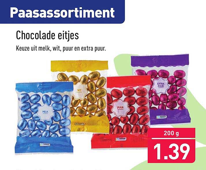 Chocolade Eitjes Aanbieding bij ALDI - 1Folders.nl