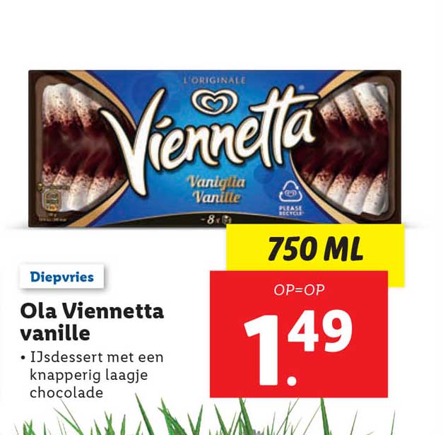 Ola Viennetta Vanille Aanbieding bij Lidl - 1Folders.nl