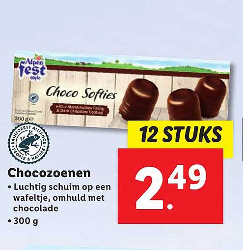 Alpen Fest Style Chocozoenen Aanbieding bij Lidl - 1Folders.nl