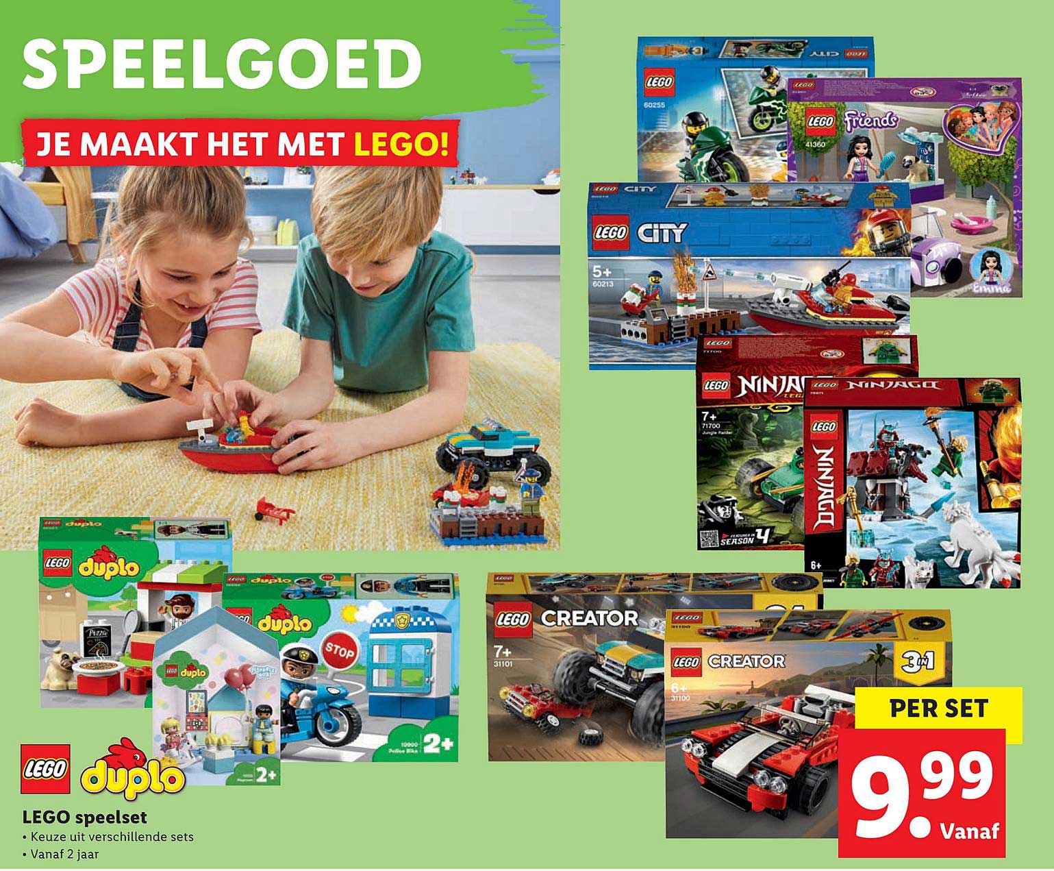 Speelgoed Lego Speelset Aanbieding bij Lidl - 1Folders.nl
