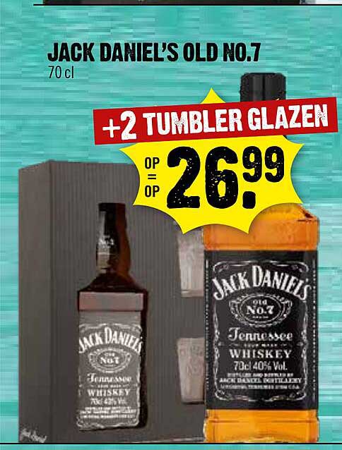 Jack Daniel's Old No. 7 Aanbieding bij Dirck III - 1Folders.nl