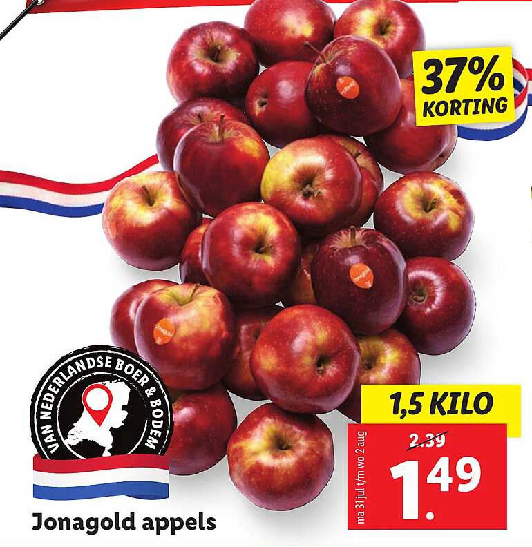 Jonagold Appels Aanbieding bij Lidl - 1Folders.nl
