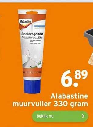 Alabastine Muurvuller 330 Gram Aanbieding bij GAMMA - 1Folders.nl