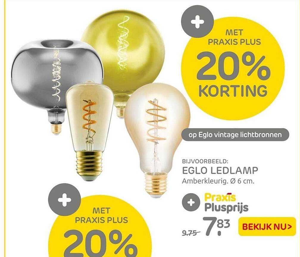Eglo Ledlamp 20% Korting Aanbieding bij Praxis - 1Folders.nl