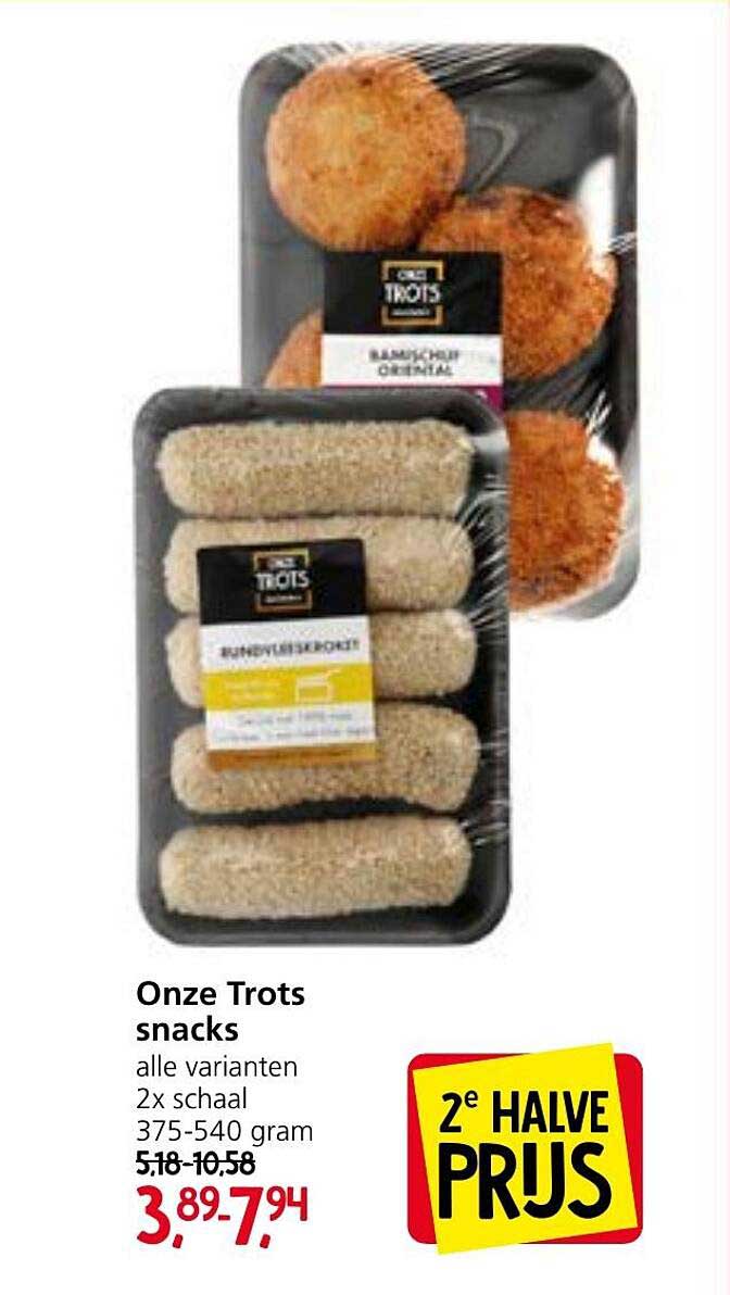 Onze Trots Snacks Aanbieding bij Jan Linders - 1Folders.nl