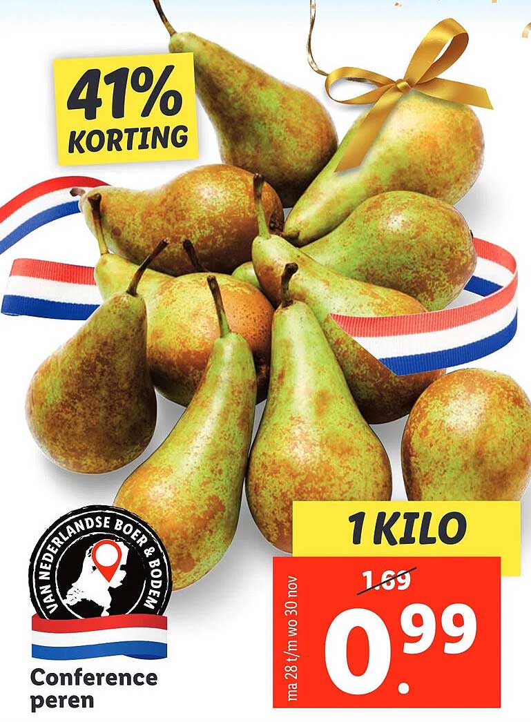 Conference Peren 41% Korting Aanbieding bij Lidl - 1Folders.nl
