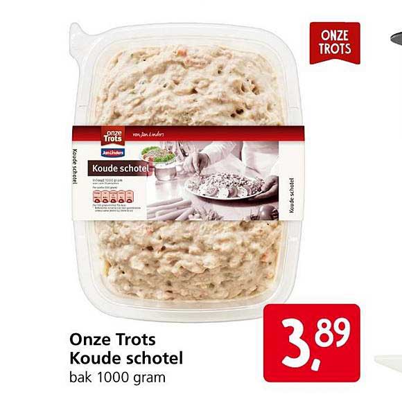 Onze Trots Koude Schotel Aanbieding bij Jan Linders - 1Folders.nl