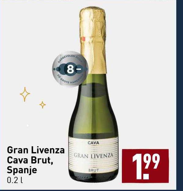 Gran Livenza Cava Brut, Spanje Aanbieding bij ALDI - 1Folders.nl