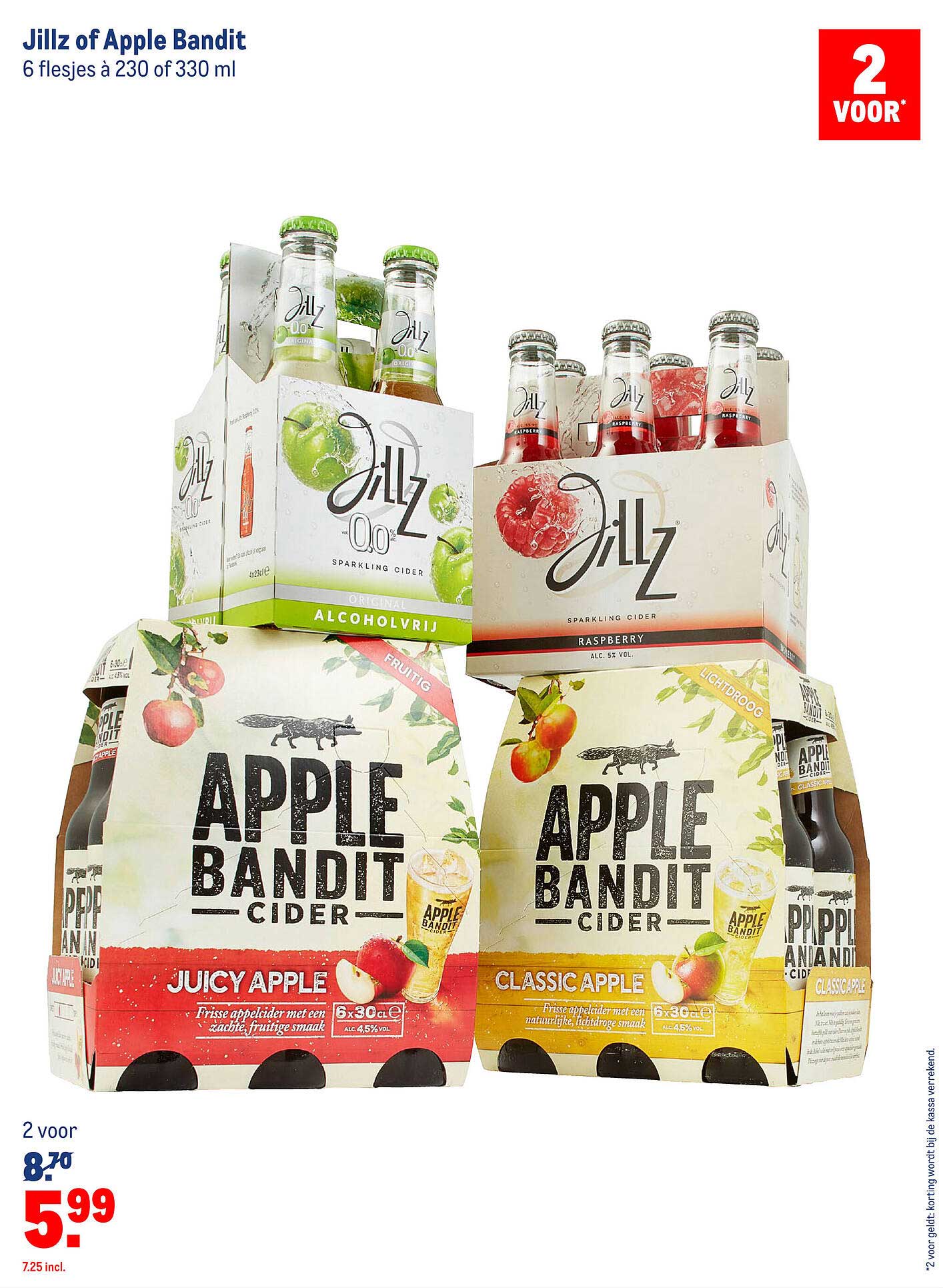 Jillz Of Apple Bandit Aanbieding bij Makro - 1Folders.nl