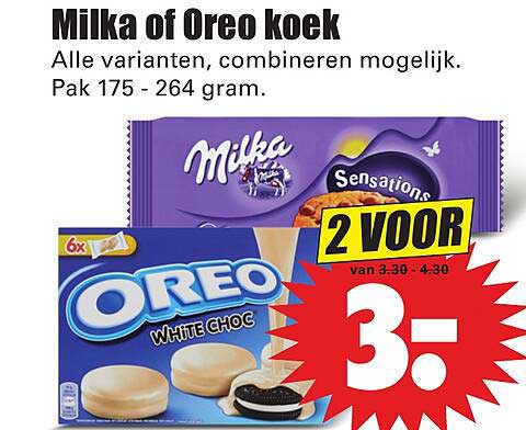 Milka Of Oreo Koek Aanbieding bij Dirk - 1Folders.nl