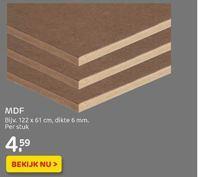 MDF Aanbieding bij Praxis - 1Folders.nl