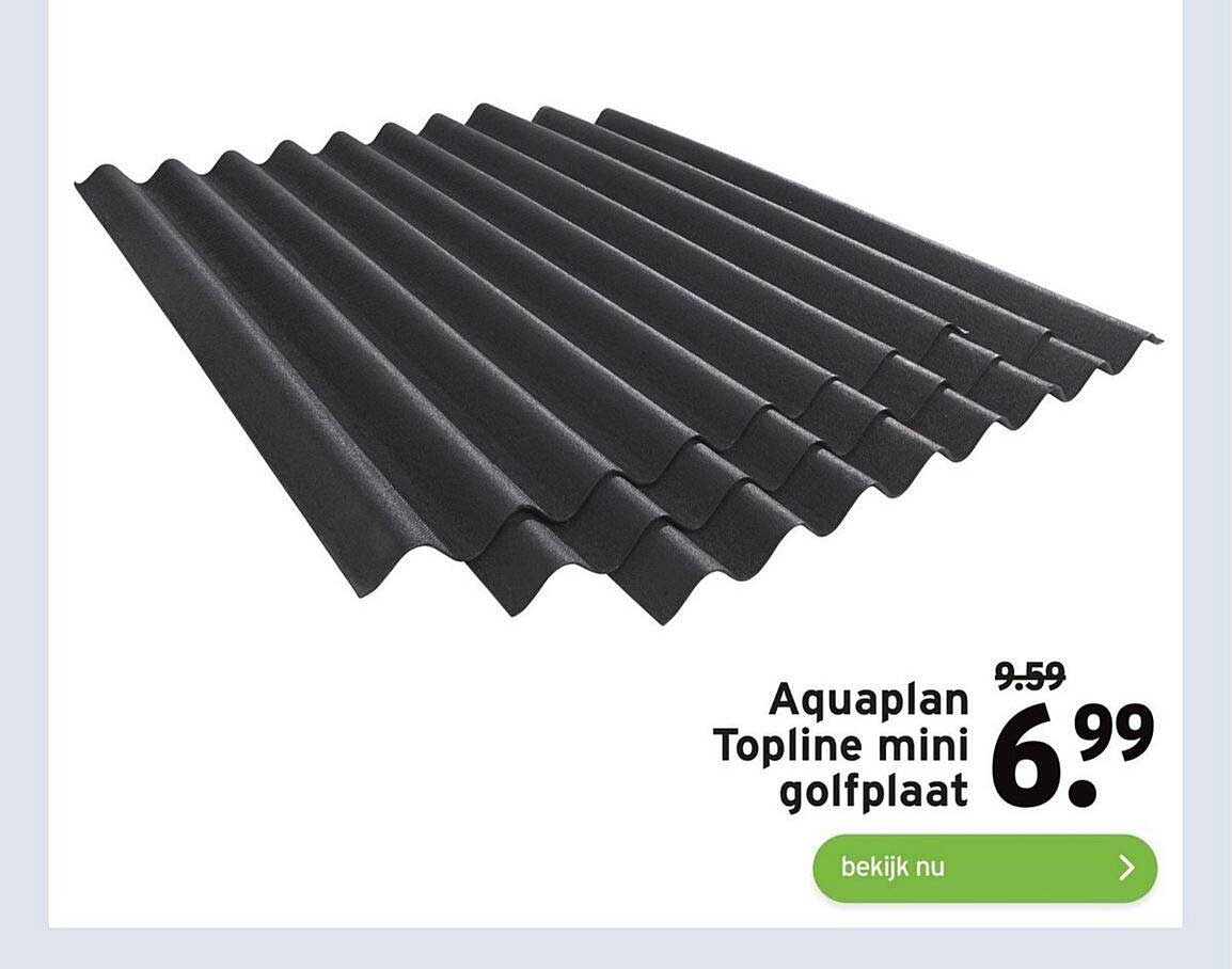 Aquaplan Topline Mini Golfplaat Aanbieding bij GAMMA - 1Folders.nl
