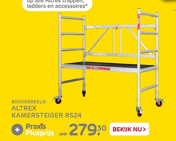 Altrex Kamersteiger RS24 Aanbieding bij Praxis - 1Folders.nl