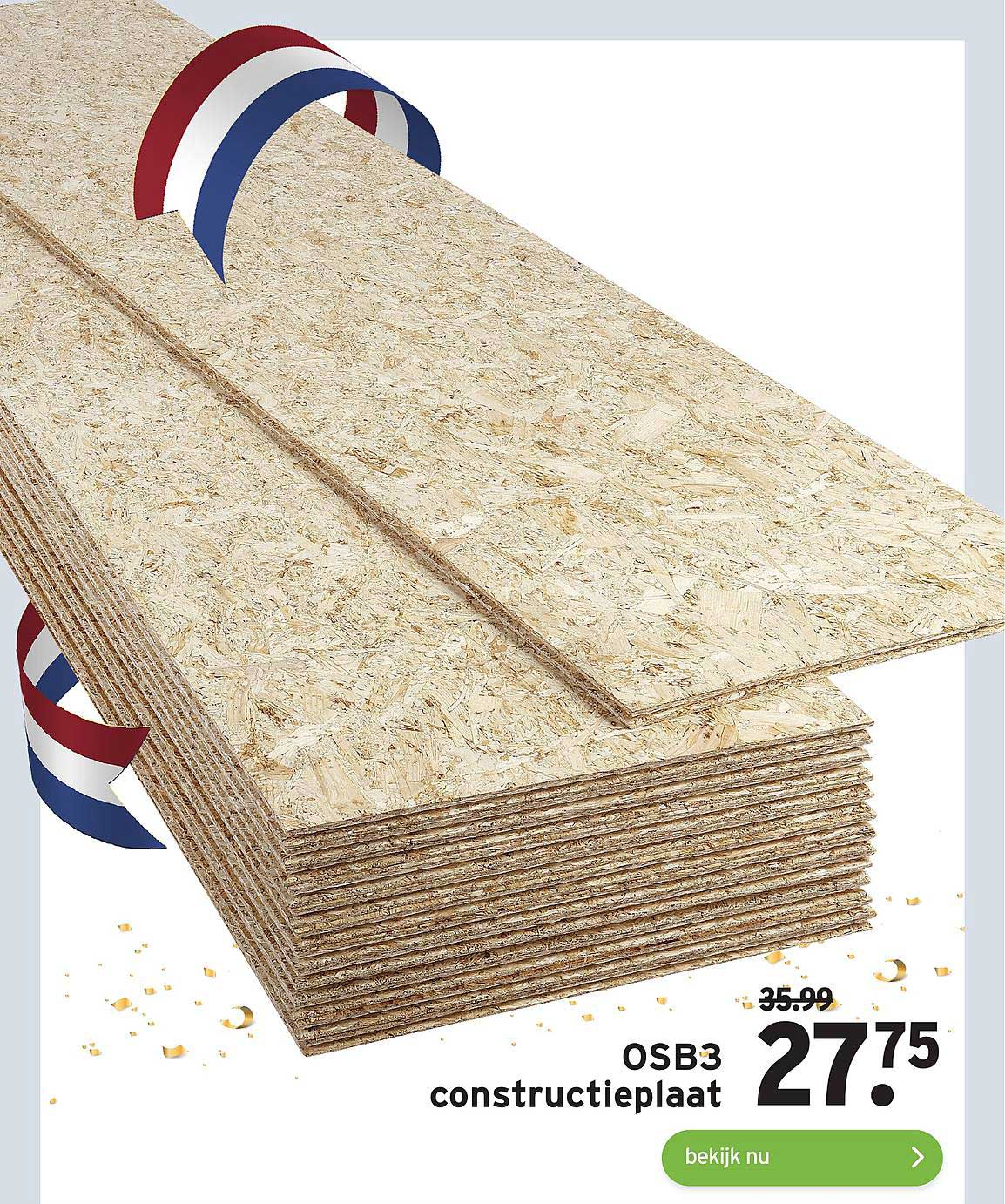 OSB3 Constructieplaat Aanbieding bij GAMMA - 1Folders.nl