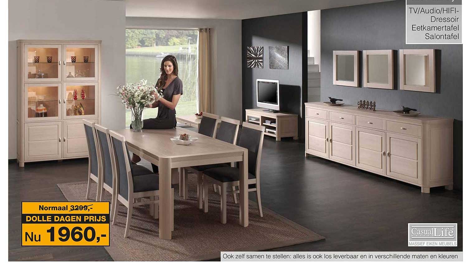 TV-Audio-Hifi Dressoir, Eetkamertafel, Salontafel Aanbieding bij ...