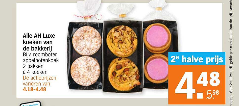 Alle AH Luxe Koeken Van De Bakkerij Aanbieding bij Albert Heijn ...