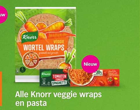 Alle Knorr Veggie Wraps En Pasta Aanbieding bij Albert Heijn - 1Folders.nl