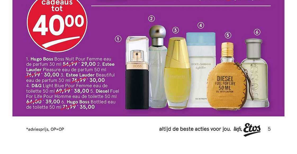 Hugo Boss Eau De Parfum, Estee Lauder Eau De Parfum, D&G Eau De ...