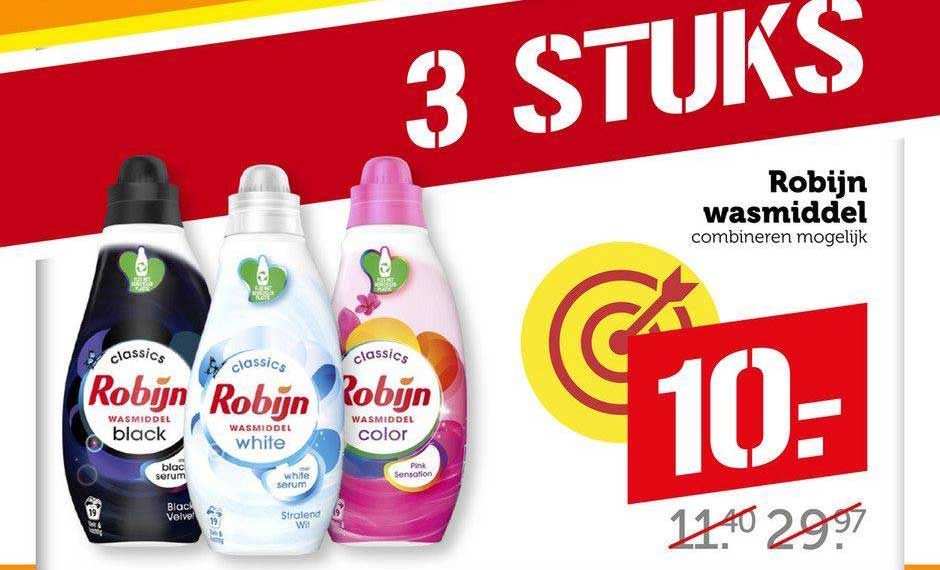 Robijn Wasmiddel Aanbieding bij Coop Compact - 1Folders.nl