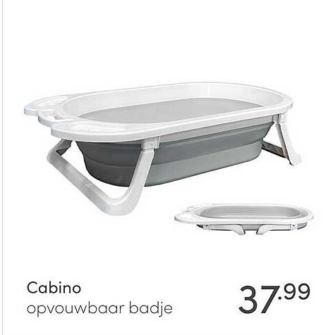Cabino Opvouwbaar Badje Aanbieding bij Baby & Tiener - 1Folders.nl