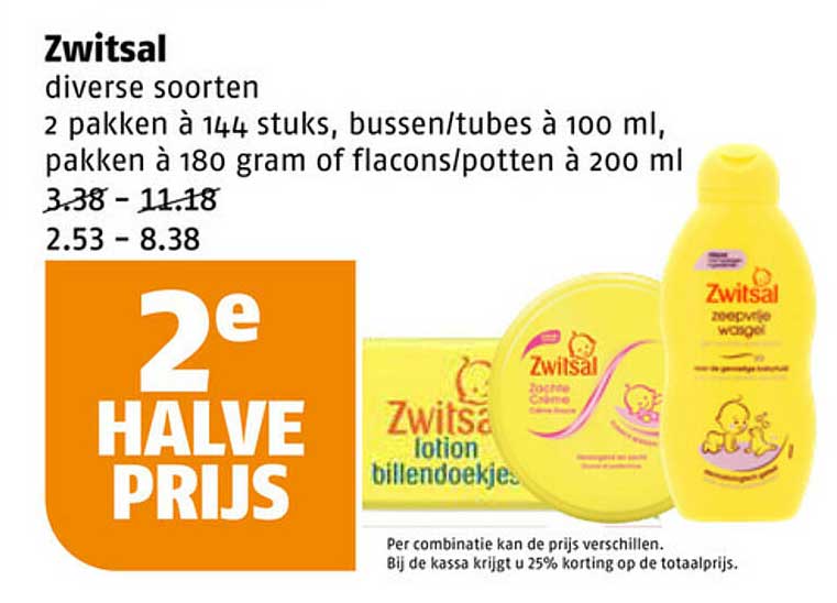 Zwitsal Aanbieding bij Poiesz - 1Folders.nl