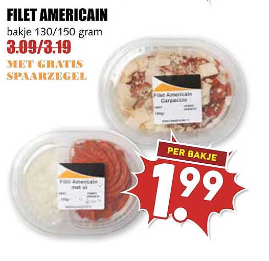 Filet American Aanbieding bij MCD Supermarkt - 1Folders.nl