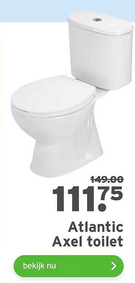 Atlantic Axel Toilet Aanbieding bij GAMMA - 1Folders.nl