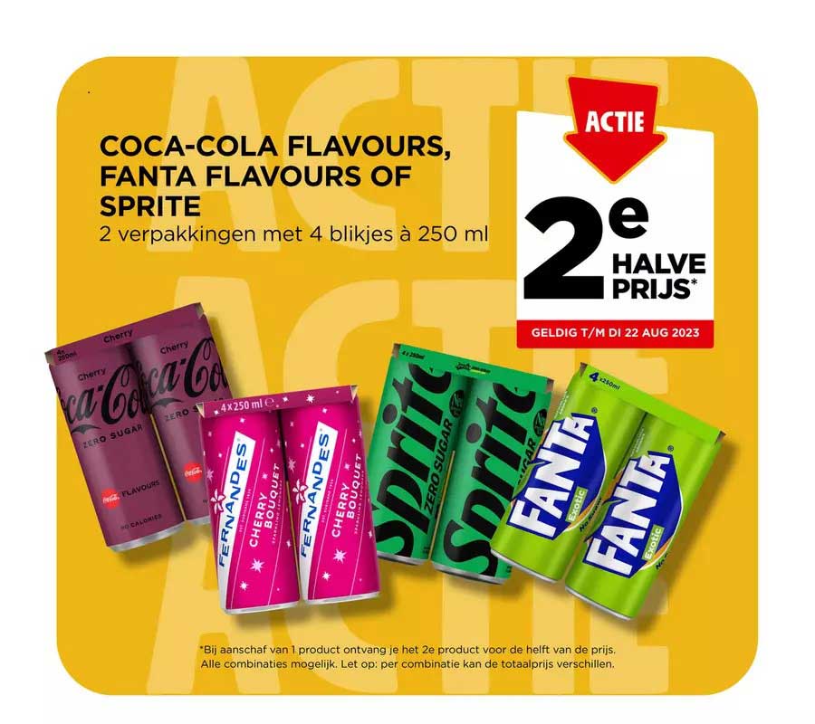 Coca-Cola Flavours, Fanta Flavours Of Sprite Aanbieding bij Jumbo - 1Folders.nl