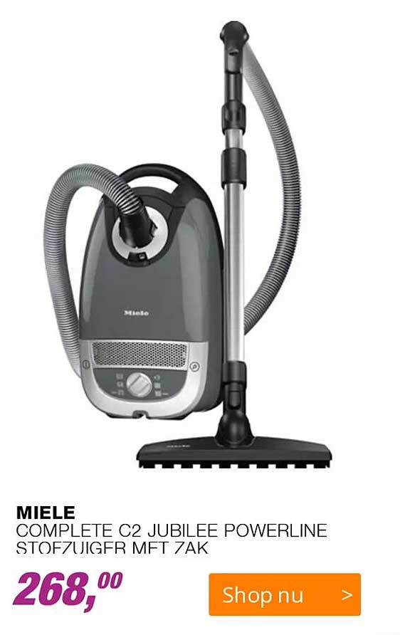 Miele Complete C2 Jubilee Powerline Stofzuiger Met Zak Aanbieding bij ...