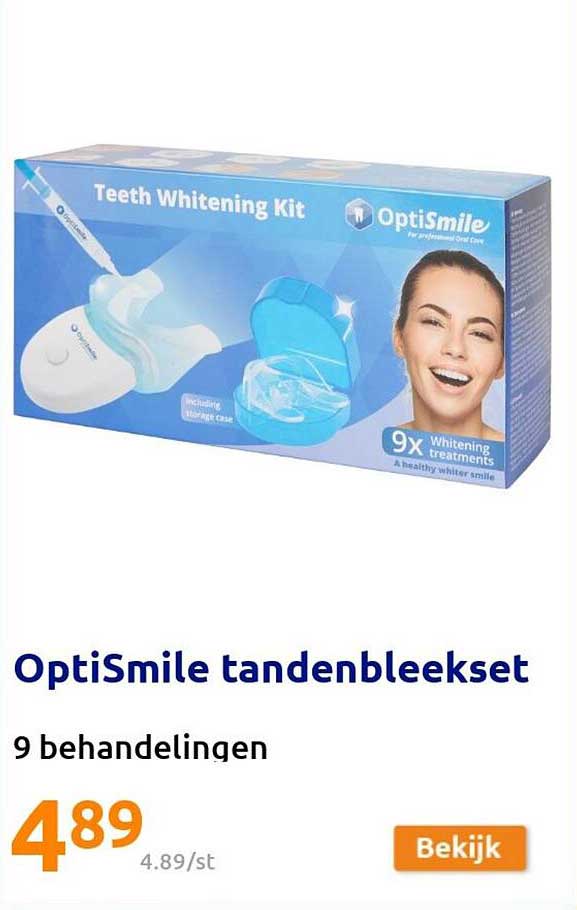 OptiSmile Tandenbleekset Aanbieding bij Action - 1Folders.nl