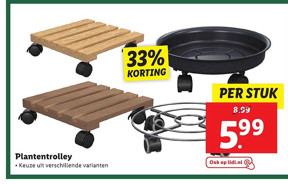 Plantentrolley Aanbieding bij Lidl - 1Folders.nl