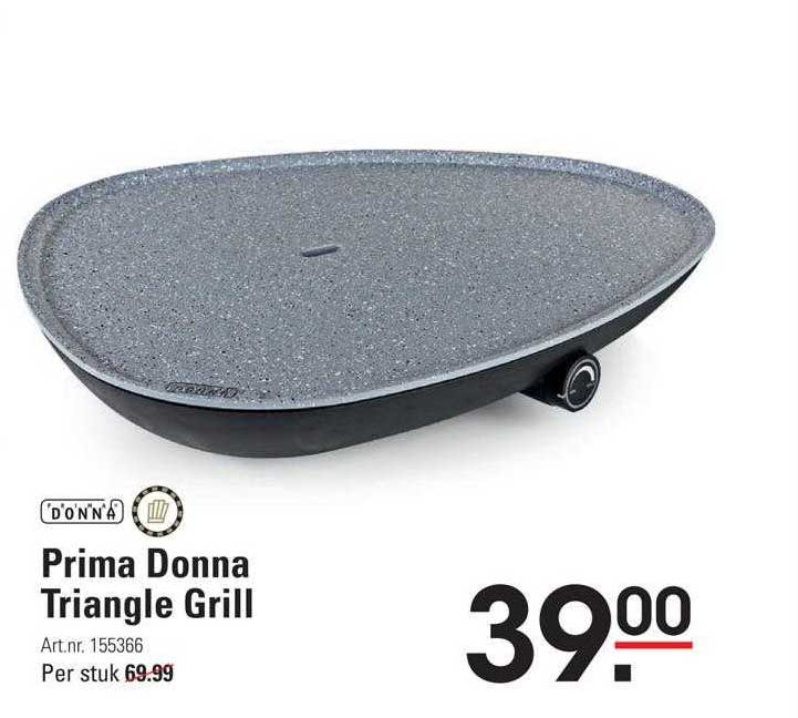 Prima Donna Triangle Grill Aanbieding bij Sligro - 1Folders.nl