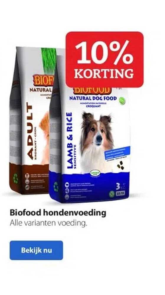 Biofood Hondenvoeding Aanbieding bij Pets Place - 1Folders.nl